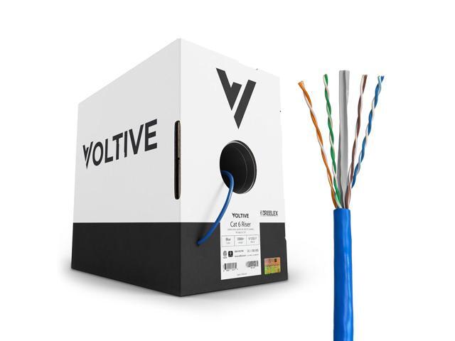 Click here for Voltive Cat6 Riser (CMR)  1000ft  Blue - Solid Bar... prices