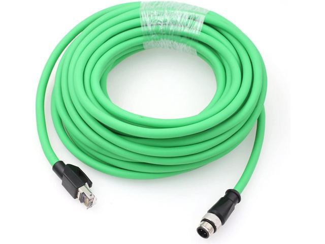 Click here for Ethernet Cable M12 4 Pin D-Coded Male to RJ45 Cat5... prices