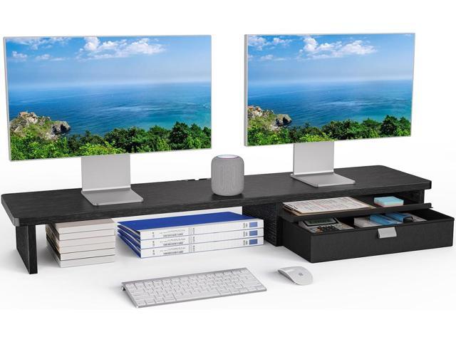 Click here for HUANUO Ergonomic Dual Monitor Stand Riser with Ste... prices