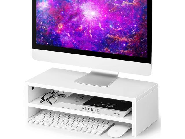 Click here for BEYGORM White Monitor Stand Riser for Desk 2 Tiers... prices