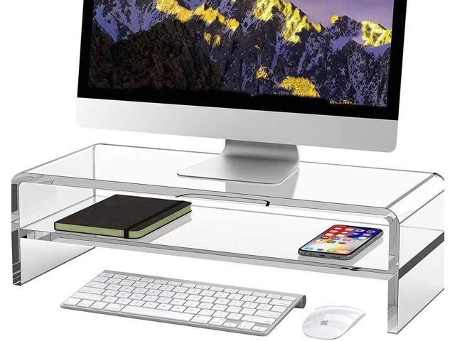 Click here for Acrylic Monitor Stand - 16/20 inch 2 Tier Riser fo... prices