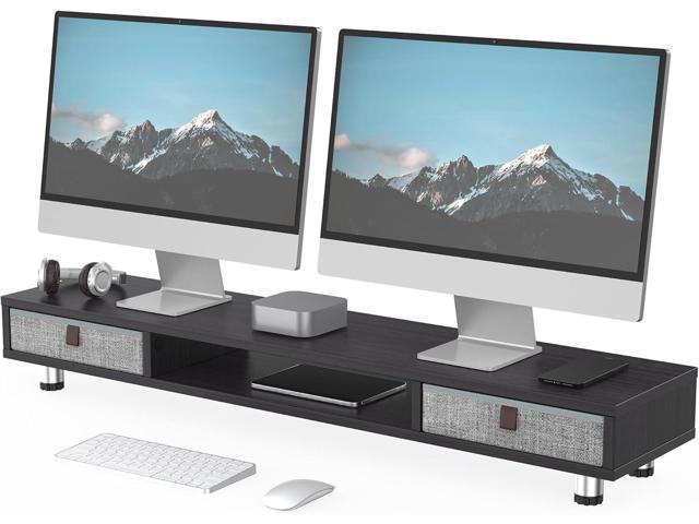 Click here for Fenge Monitor Stand  Dual Monitor Stand with 2 Dra... prices