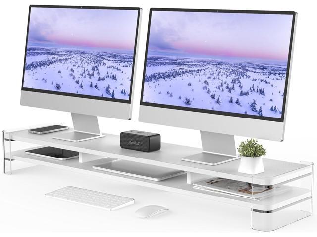 Click here for Fenge Acrylic Monitor Stand Riser  Clear Dual Acry... prices