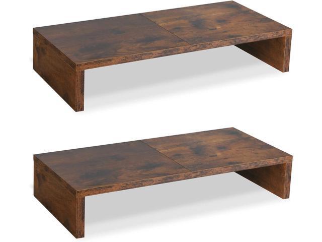Click here for TEAMIX 2 Pack Monitor Stand Riser-20 inch  Wood Mo... prices