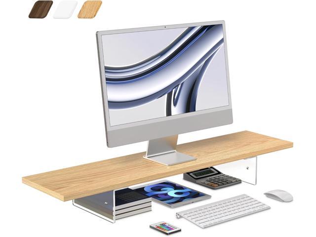 Click here for Monitor Stand Riser Wood & Acrylic Computer Monito... prices