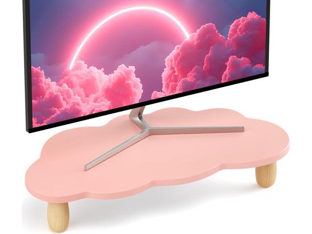 Click here for Monitor Stand Riser Cloud-Shaped Sturdy Wood Compu... prices