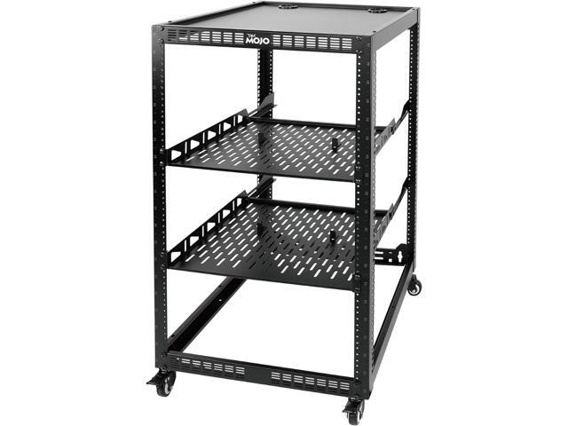 Click here for TECMOJO 20U Open Frame Network Rack for IT & AV Ge... prices