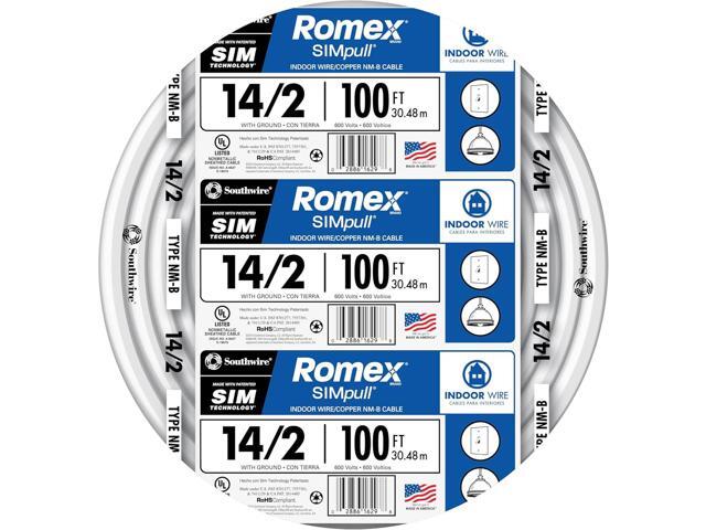 Click here for Southwire Romex Brand Simpull Solid Indoor 14/2 W/... prices