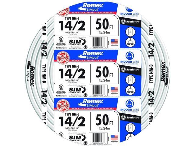 Click here for Southwire Romex Brand Simpull Solid Indoor 14/2 W/... prices