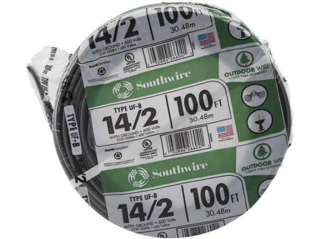 Click here for Southwire 13054226 14/2 UF W/G Hundred Wire  Gray... prices