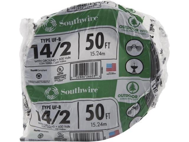Click here for Southwire 13054222 14/2WG UF Wire 50-Foot Grey prices
