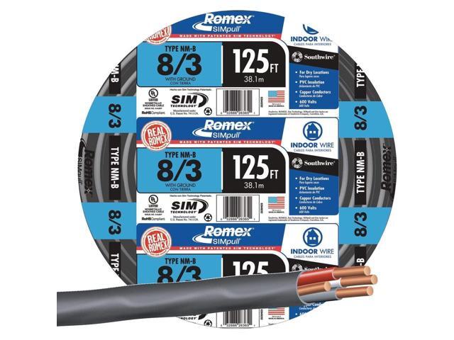Click here for Southwire 63949202 8/3 Romex Type Nm-B W/g Non-Met... prices