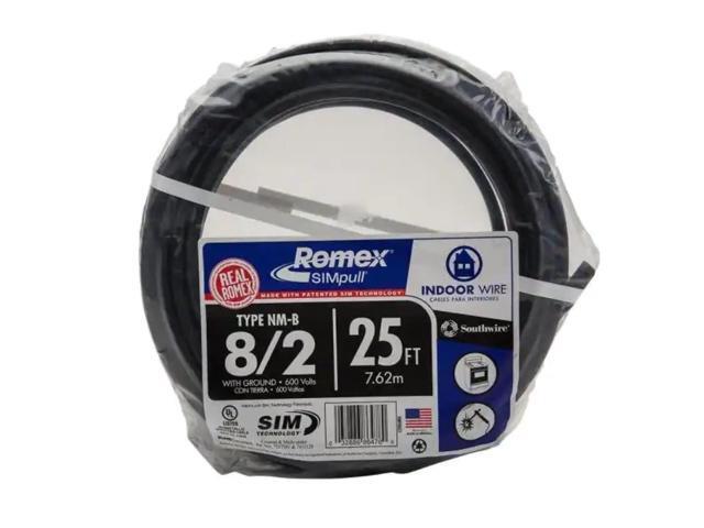 Click here for Southwire 28893621 8/2 AWG 25ft. Nonmetallic With... prices
