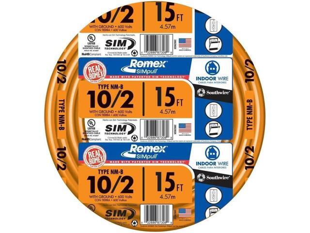 Click here for Southwire 28829026 10/2 Awg Romex Simpull 15 Nm-B... prices