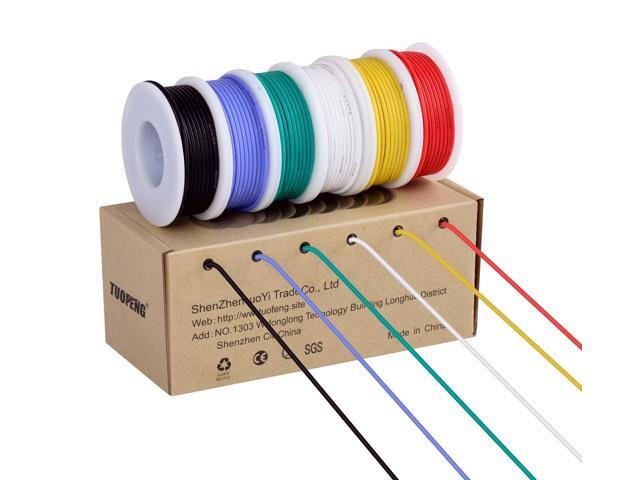 Click here for TUOFENG 18 AWG Stranded Wire Spool  Silicone Rubbe... prices