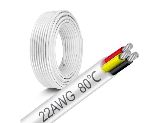 Click here for 22 Gauge Electrical Wire 3 Conductor  50FT 22 AWG... prices
