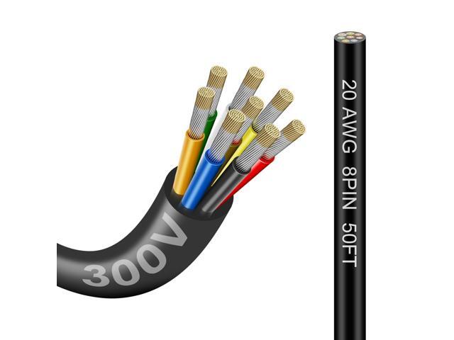 Click here for 20 Gauge Electrical Wire 8 Conductor  20AWG 50FT T... prices