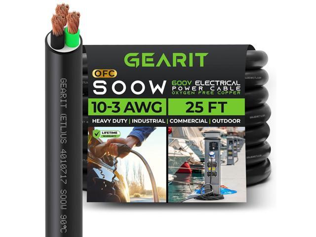 Click here for GearIT 10/3 10 AWG Portable Power Cable (25 Feet -... prices