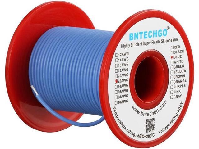 Click here for BNTECHGO 22 Gauge Silicone Wire Spool 100 ft Blue... prices