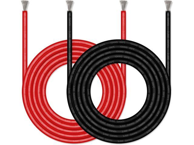 Click here for Glarks 10 Gauge High Temp Silicone Wire 6 ft red a... prices