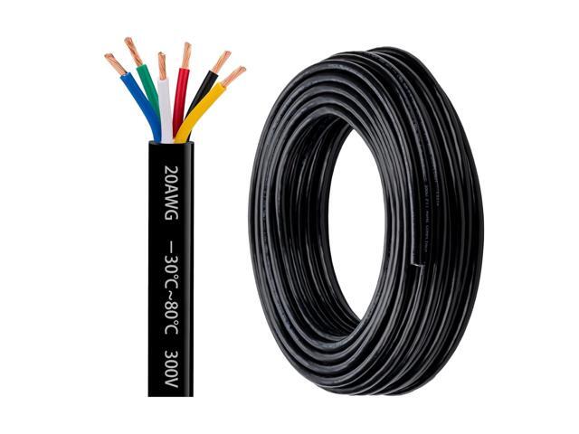 Click here for 20 Gauge 6 Conductor Electrical Wire 20 AWG 6 Wire... prices