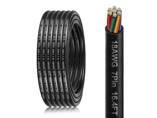 Click here for 18 Gauge 7 Conductor Electrical Wire  16.4FT 18AWG... prices