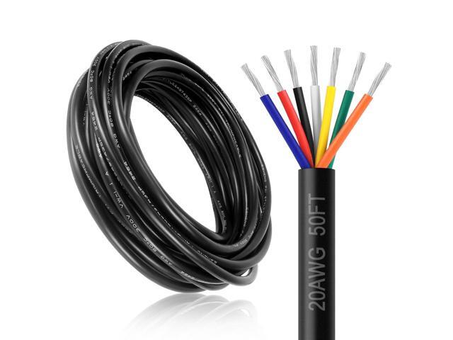Click here for 20 Gauge 7 Conductor Electrical Wire  50FT 20AWG B... prices