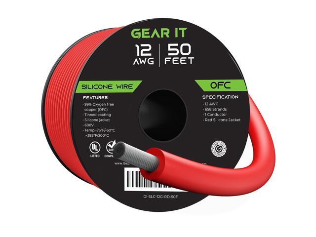 Click here for GearIT 12 Gauge Silicone Wire 600V (Red - 50 Feet)... prices