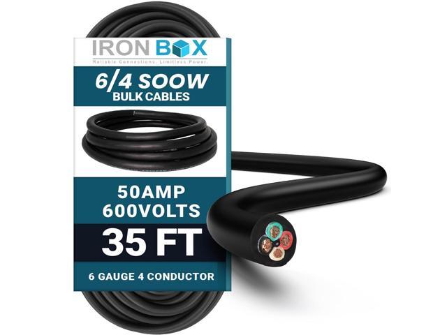 Click here for IronBox Electric - 6/4 SOOW Bulk Cable - 6 Gauge 4... prices