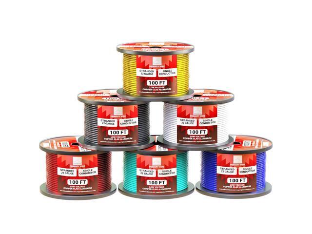 Click here for 22 Gauge Wire Combo 6 Pack 12V 100FT per Roll (600... prices