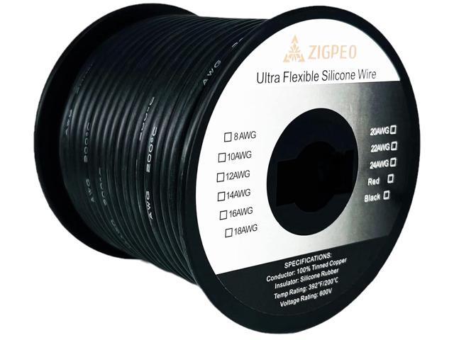Click here for 12 AWG Silicone Wire 50FT Black Spool  Extra Flexi... prices