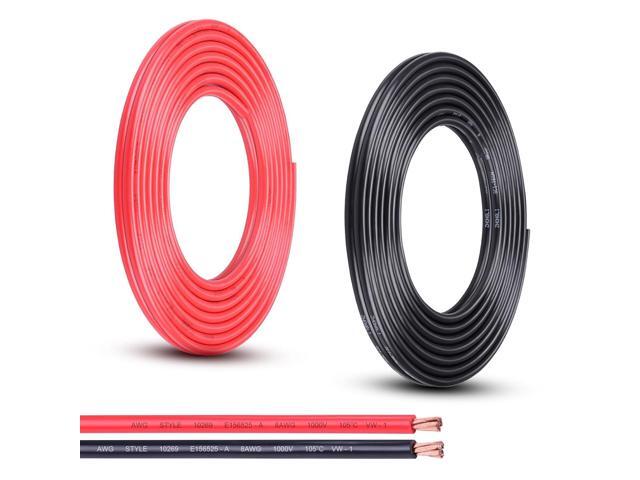 Click here for 8 Gauge Wire  20FT Red and Black Stranded Oxygen-F... prices