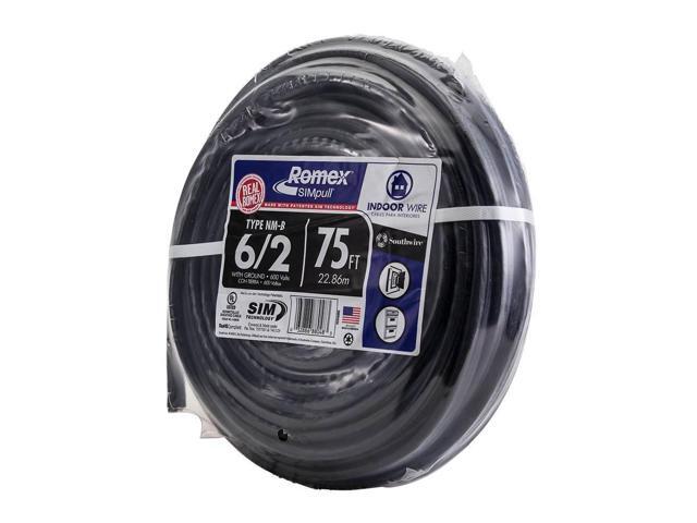 Click here for Southwire 75 ft. 6/2 Stranded Romex SIMpull CU NM-... prices
