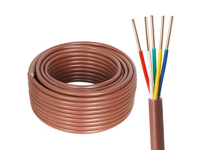 Click here for Thermostat Wire - 18/5 50FT Solid Copper 18 Gauge... prices