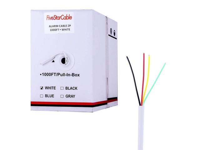 Click here for 22-4 1000 Ft. 22 AWG 2 Pairs 22/4 Alarm Wire Cable... prices