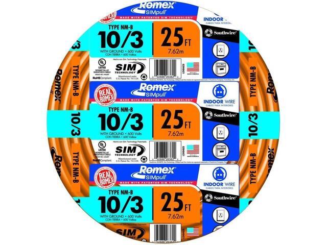 Click here for Southwire 63948421 25 10/3 with ground Romex brand... prices