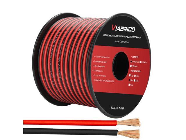 Click here for 14AWG 100FT Electrical Wire Cable 2 Conductors Red... prices