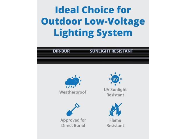 Click here for Lightkiwi 10/2 Low Voltage Landscape Wire - 250 Fe... prices