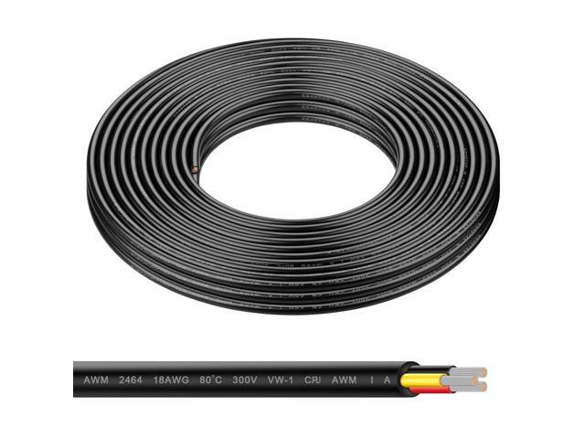 Click here for 18 Gauge 3 Conductor Wire  33FT Stranded Tinned Co... prices