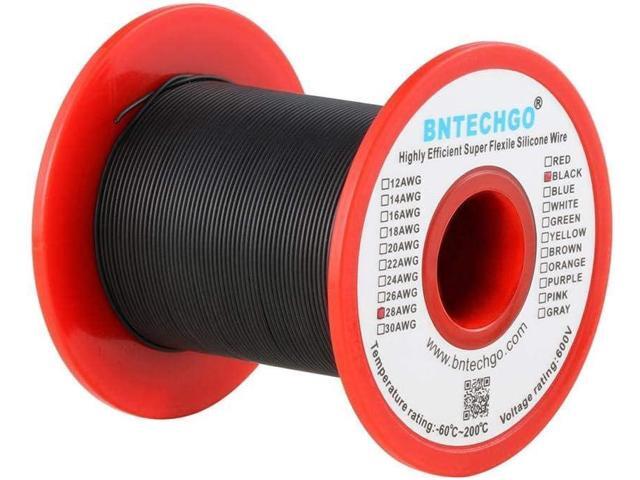 Click here for BNTECHGO 28 Gauge Silicone Wire Spool 250 ft Black... prices