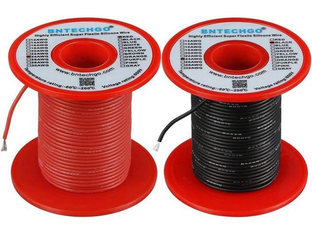 Click here for BNTECHGO 24 Gauge Silicone Wire Spool red and Blac... prices