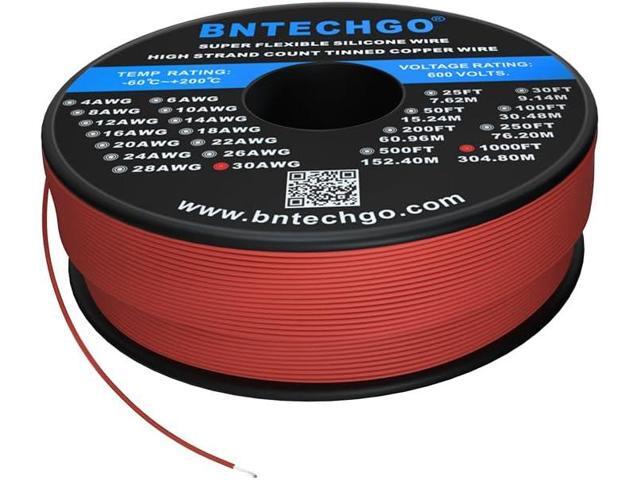 Click here for BNTECHGO 30 Gauge Silicone Wire Spool 1000 ft Red... prices