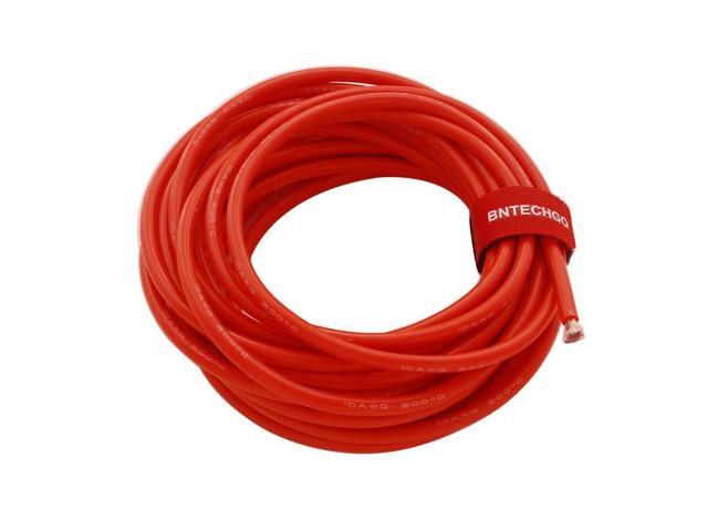 Click here for BNTECHGO 10 Gauge Silicone Wire Red 20 ft Ultra Fl... prices