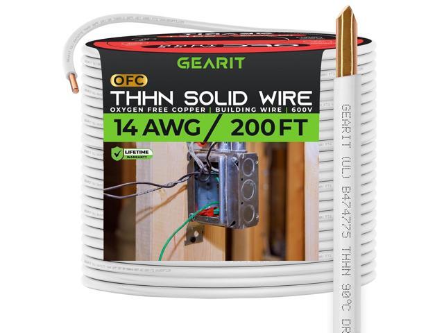 Click here for GearIT Solid THHN Wire (14 Gauge  200 Feet) 100 OF... prices