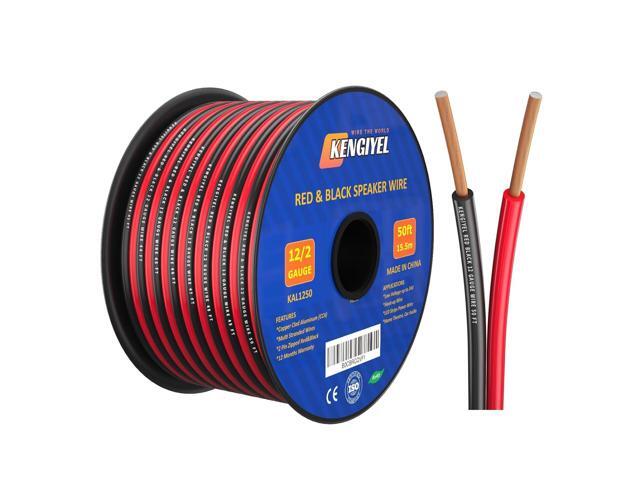Click here for 50FT 12/2 Gauge Speaker Wire 2 Conductors Red Blac... prices