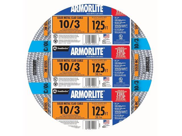 Click here for Southwire 10/3 125 ft Aluminum Armorlite Metal Cla... prices