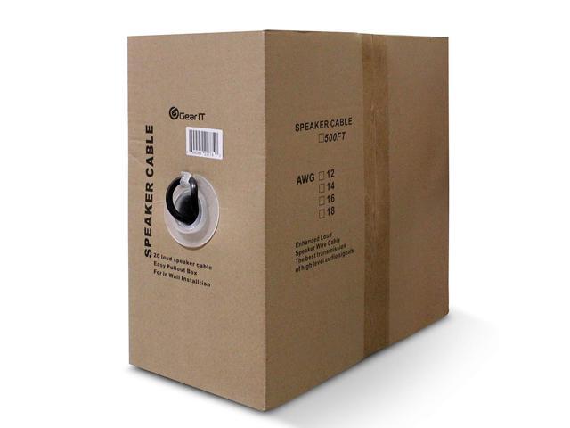 Click here for GearIT 14/2 Speaker Wire (500 Feet) 14AWG Gauge -... prices