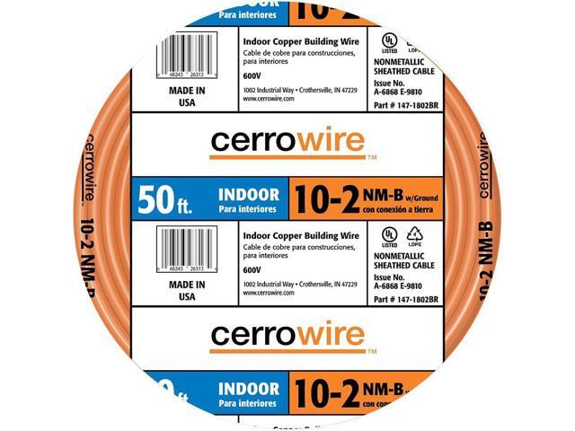 Click here for 147-1802BR 50-Feet 10/2 NM-B Solid with Ground Wir... prices