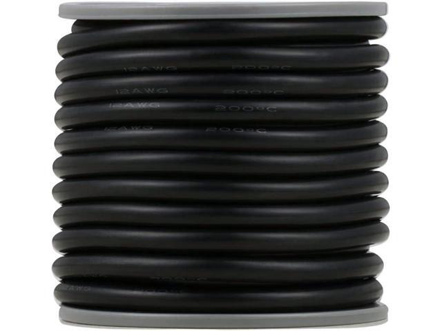 Click here for 12 Gauge Silicone Wire Spool Black 25 feet Ultra F... prices