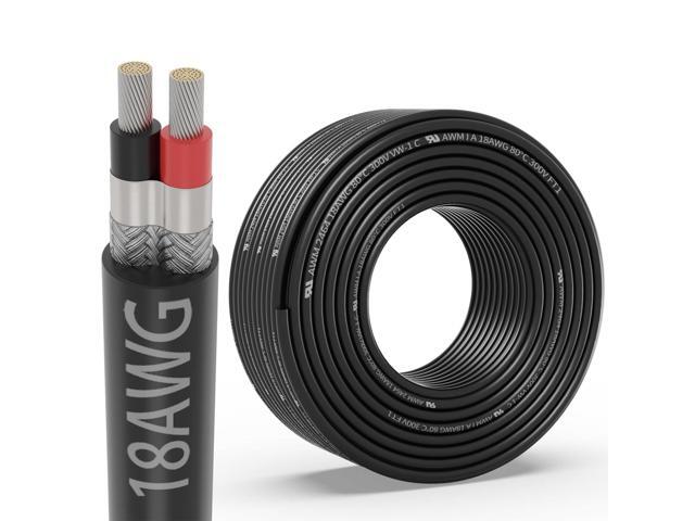 Click here for 18 Gauge 2 Conductor Shielded Wire 25FT  UL2464 18... prices